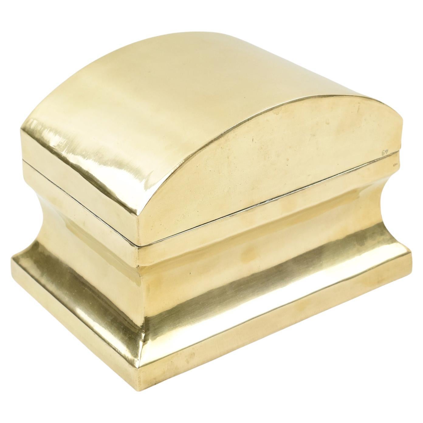 Brass Bound Military Style Tea Sample Box / Caddy by Chapman Son and Co ...