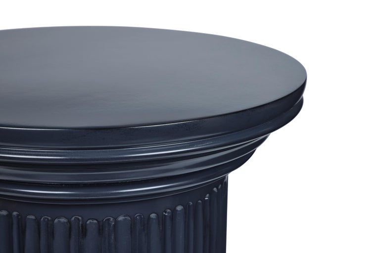 Neoclassic Style Fluted Pedestal Dining Table Base For Sale at 1stDibs
