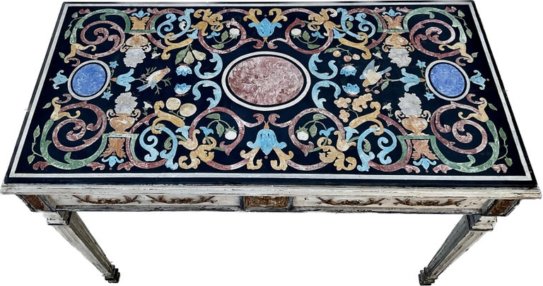Neoclassical 19th Century Italian Scagliola Table For Sale at 1stDibs