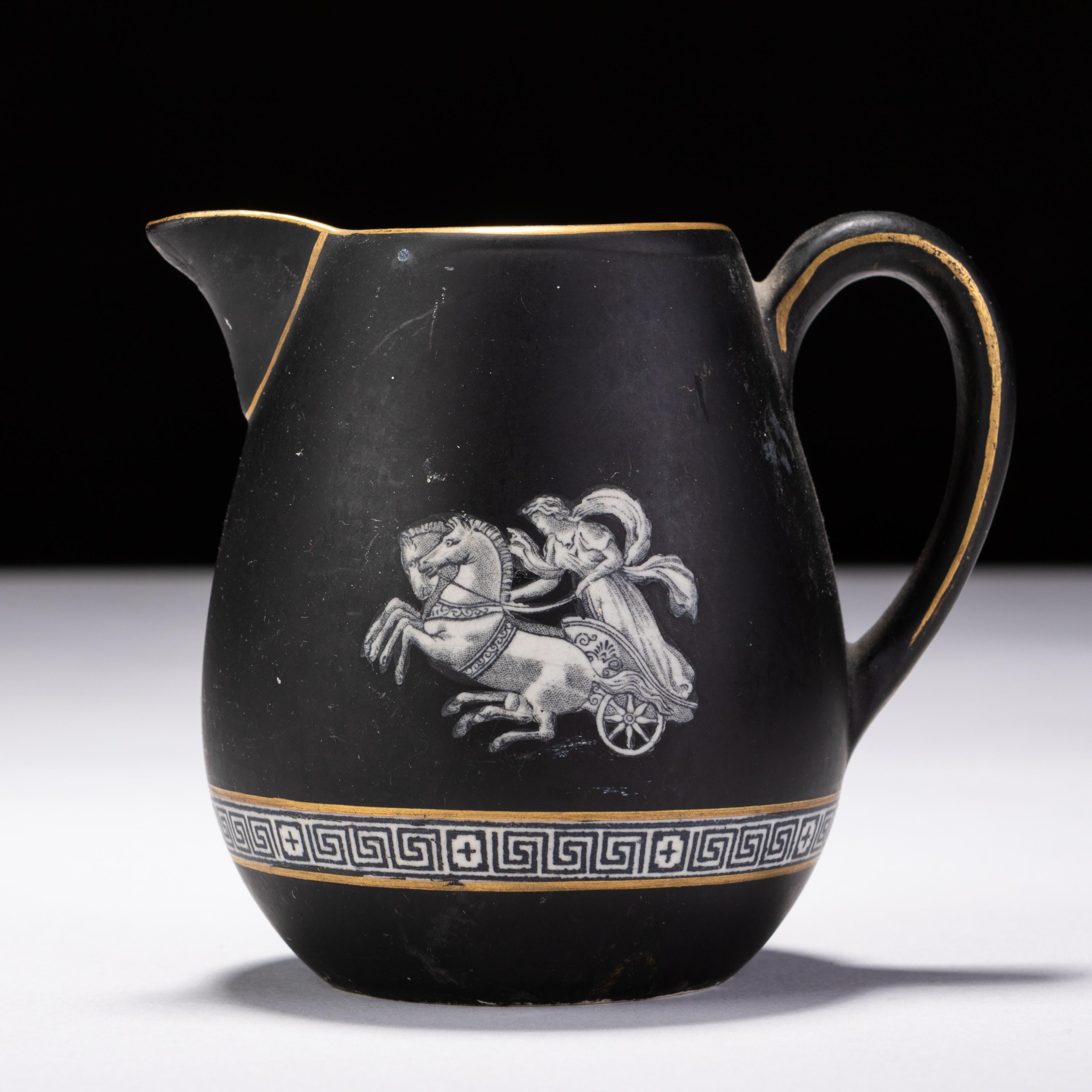 Neoclassical Ancient Greek Prattware Pitcher Jug Mid 19th Century For ...