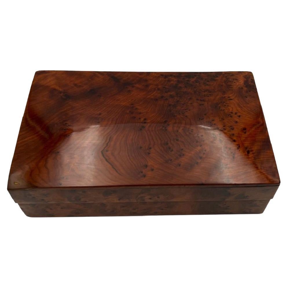 French 1820 Pagoda Shaped Satinwood Box at 1stDibs