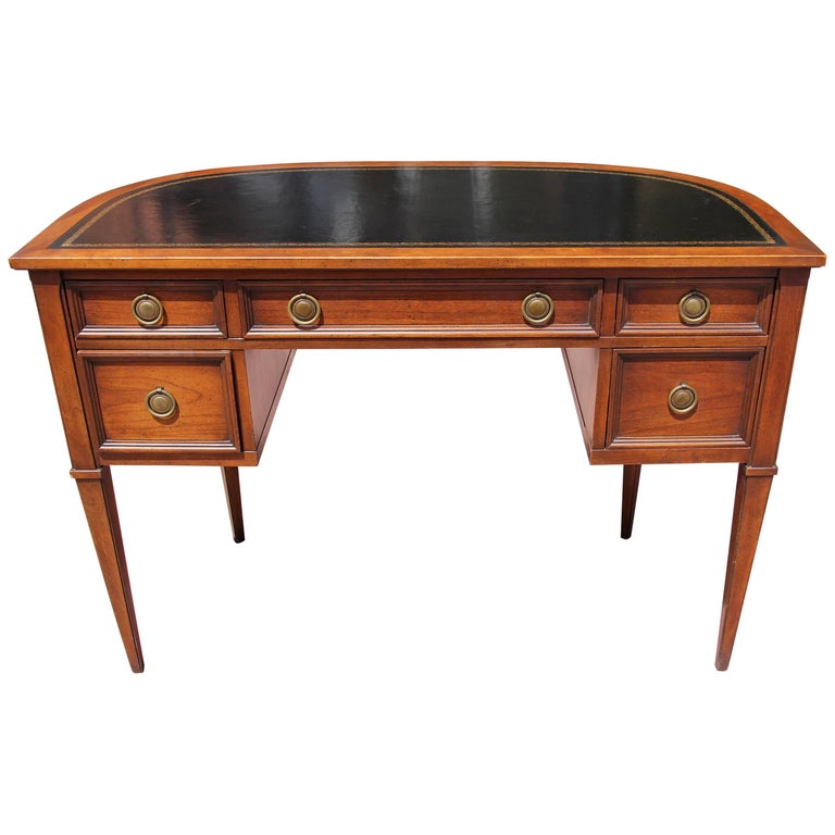 Neoclassical Demi-Lune Desk at 1stdibs