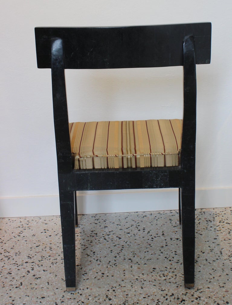 Neoclassical Dining Table and Chairs Attributed to Maitland Smith For ...