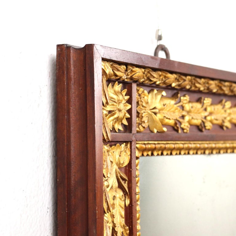Neoclassical Frame Mahogany Italy XVIII Century For Sale at 1stDibs