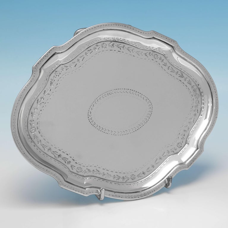 Neoclassical Georgian Antique Sterling Silver Teapot Stand Elizabeth ...