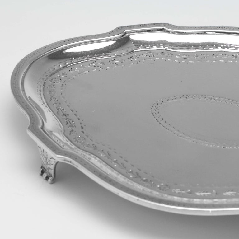 Neoclassical Georgian Antique Sterling Silver Teapot Stand Elizabeth ...