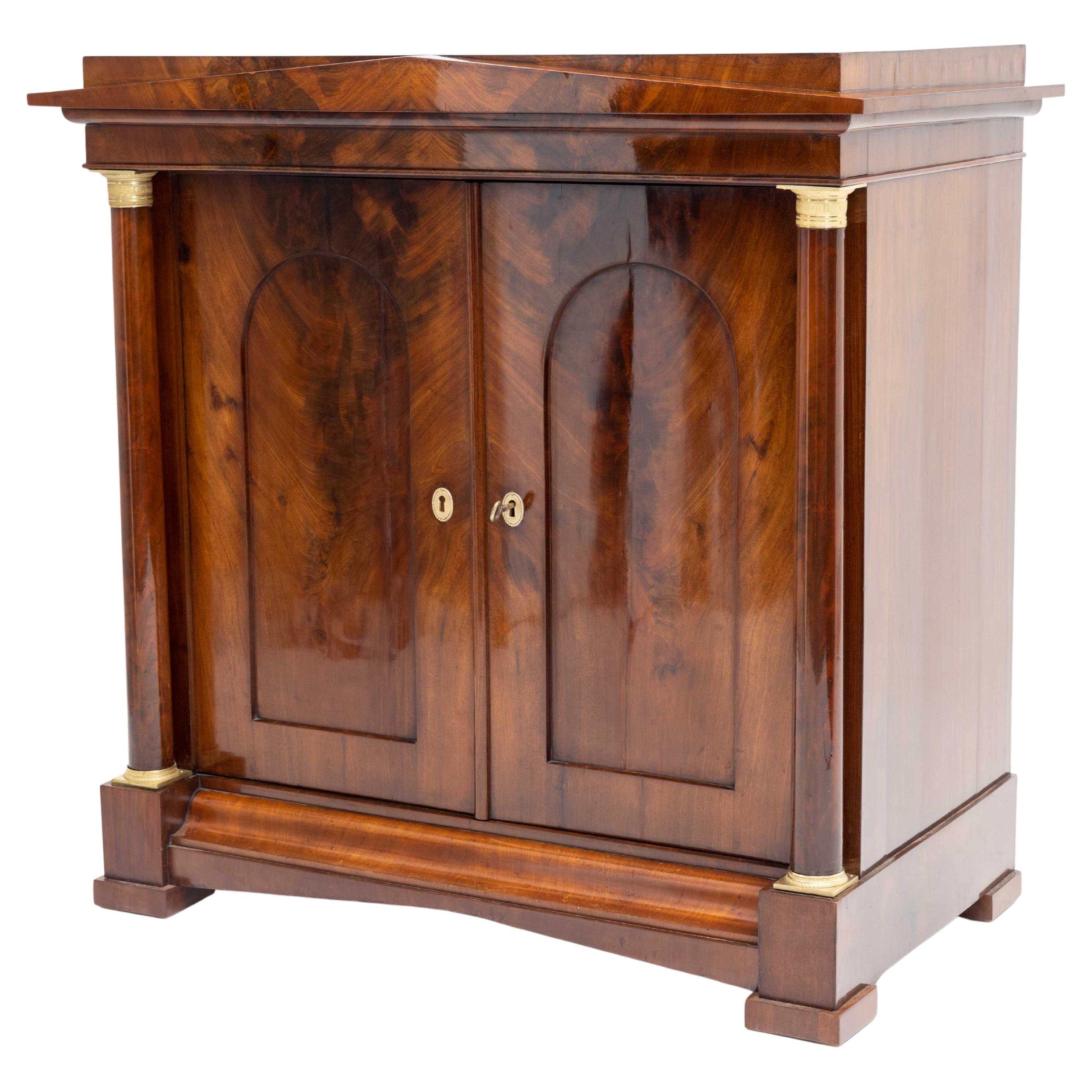 Neoclassical half cupboard, early 19th century For Sale at 1stDibs