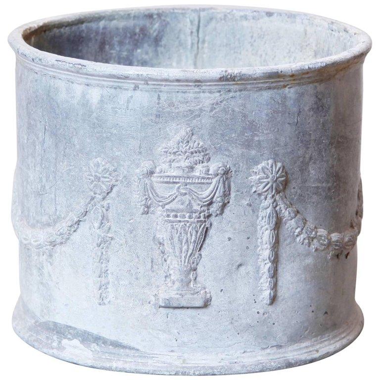 Neoclassical Lead Planter For Sale at 1stDibs