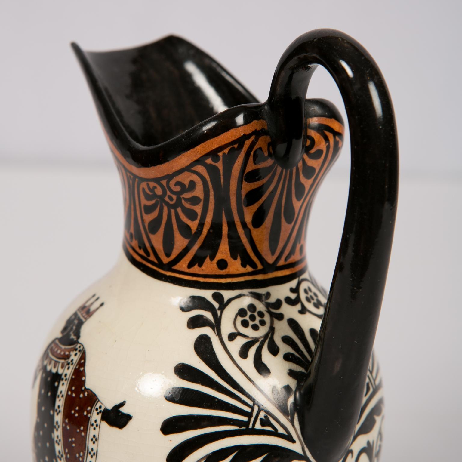 Antique Italian Pitcher Giustiniani Circa 1840 Etrruscan Revival Design ...