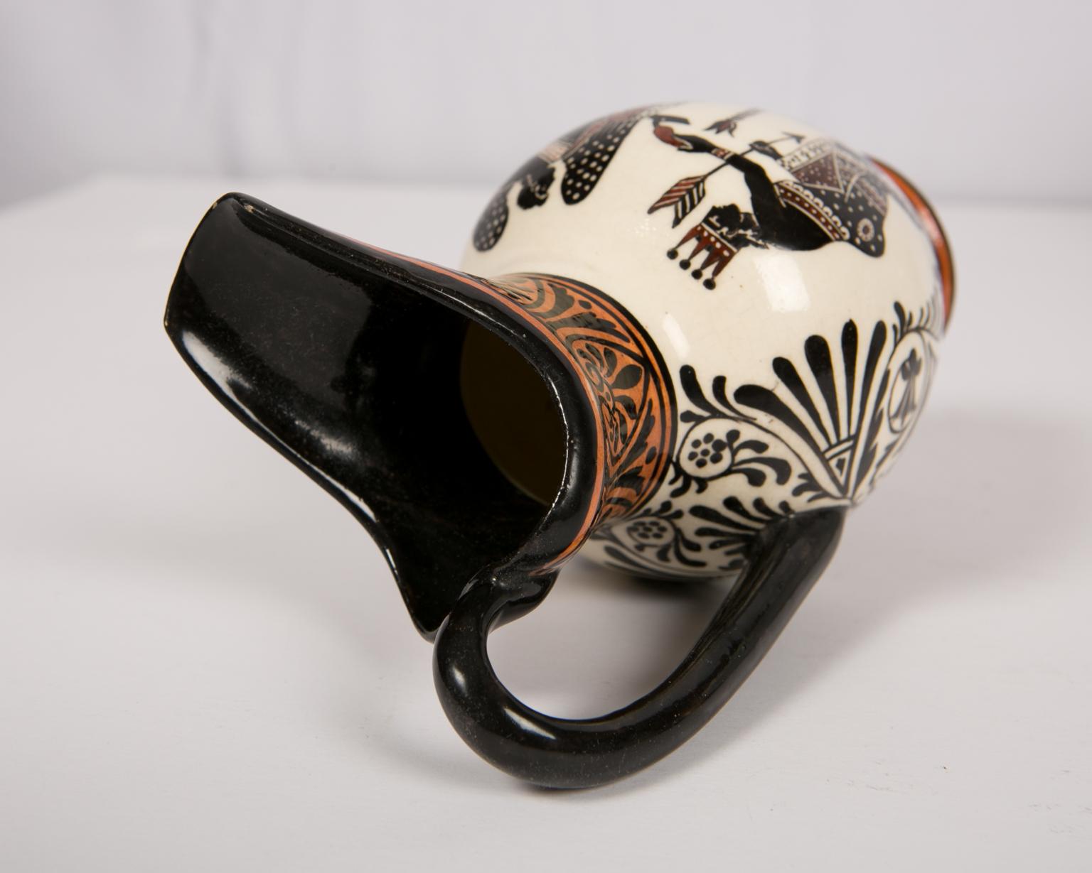 Antique Italian Pitcher Giustiniani Circa 1840 Etrruscan Revival Design ...