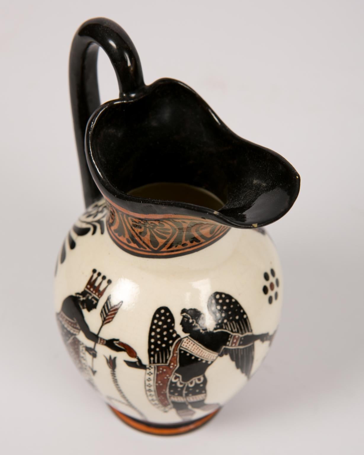 Antique Italian Pitcher Giustiniani Circa 1840 Etrruscan Revival Design ...