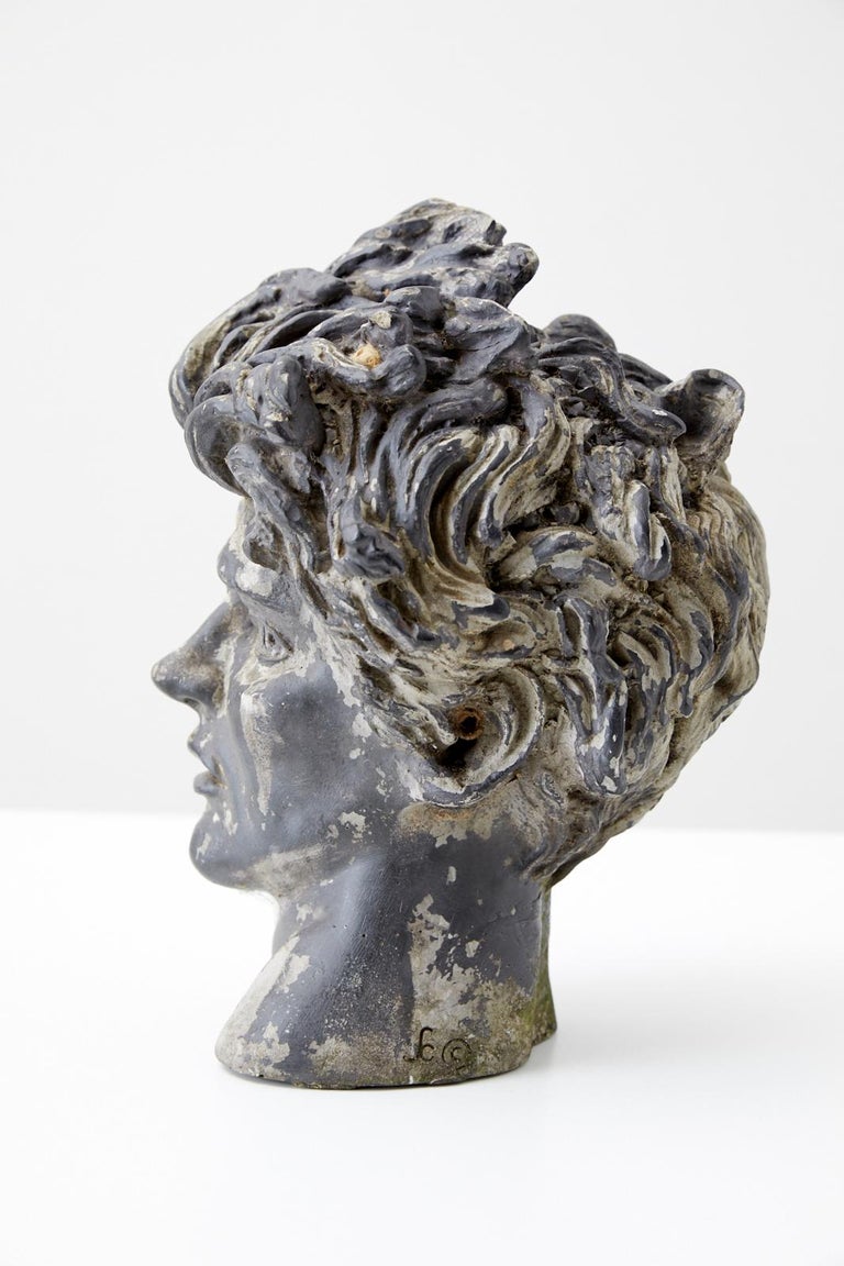 Neoclassical Stone Bust Head of a Young Man at 1stDibs | big buddha ...