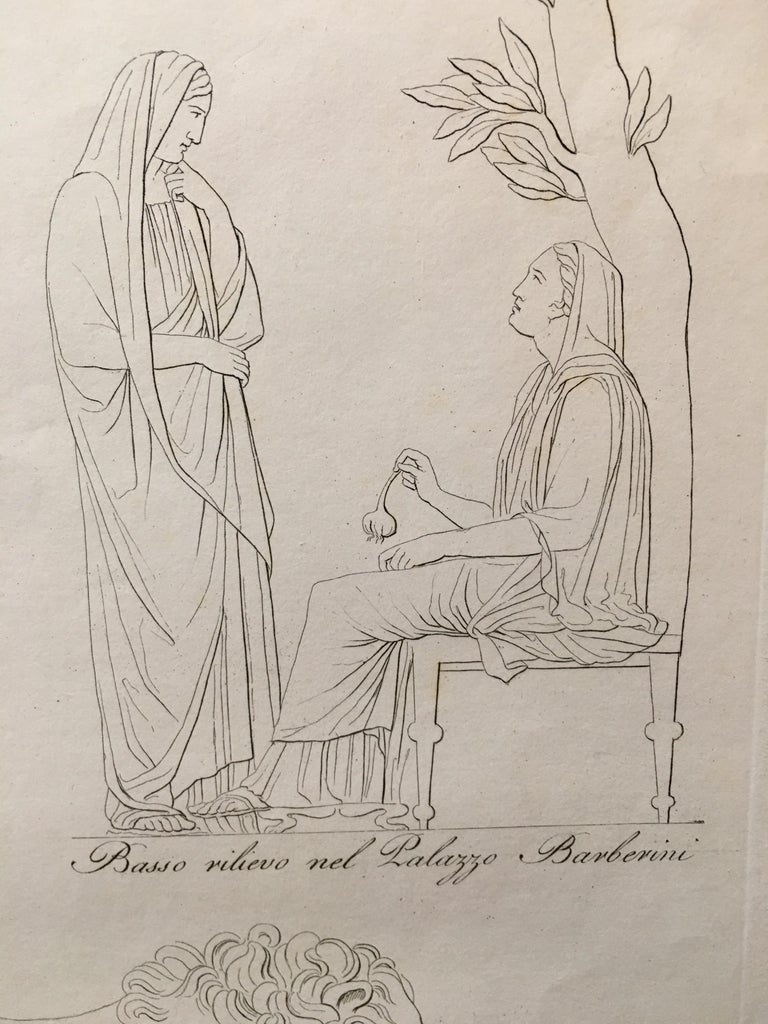 Neoclassical Style Etching Engraver Benedetto Musitelli For Sale at 1stDibs