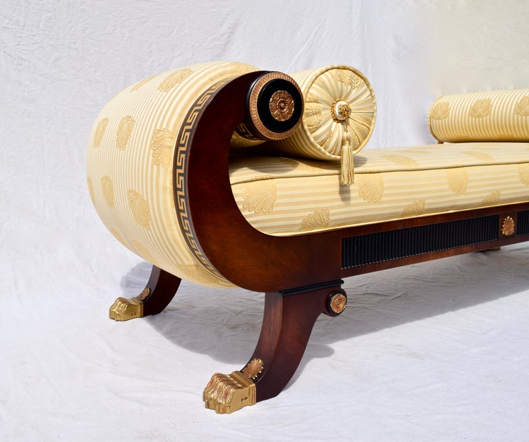 Neoclassical Style French Recamier or Daybed in the Style of Maitland ...