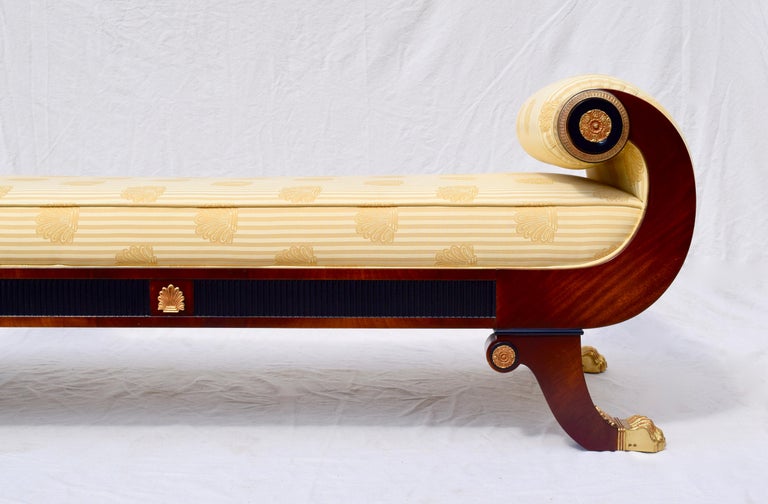 Neoclassical Style French Recamier or Daybed in the Style of Maitland ...