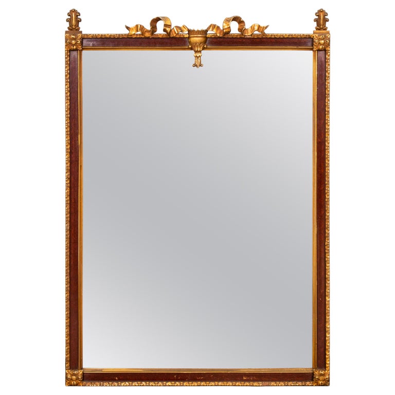 Neoclassical Style Parcel Giltwood Mirror at 1stDibs