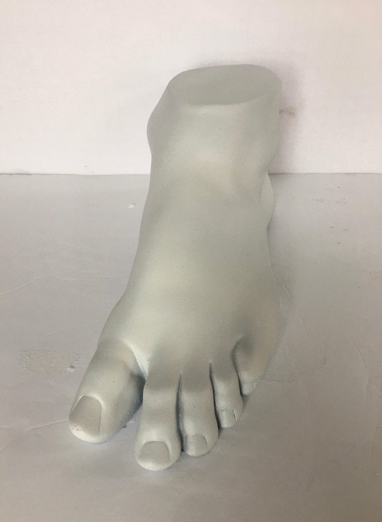 Neoclassical Style Plaster Foot Fragment Sculpture at 1stDibs