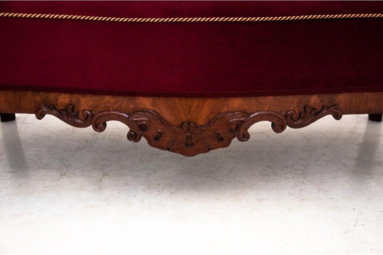 Neorokoko Red Antique Sofa from circa 1880, After Renovation at 1stDibs ...