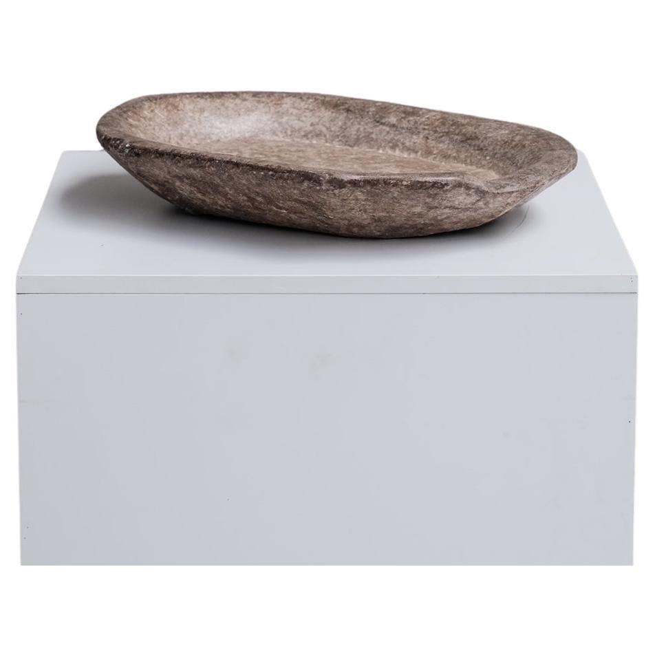 Nepalese Primitive Stone Platter For Sale at 1stDibs