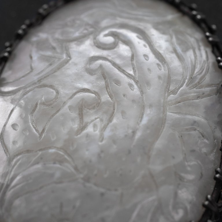 Nephrite Jade "Mutton Fat" Plaque, 19th Century Certified at 1stDibs