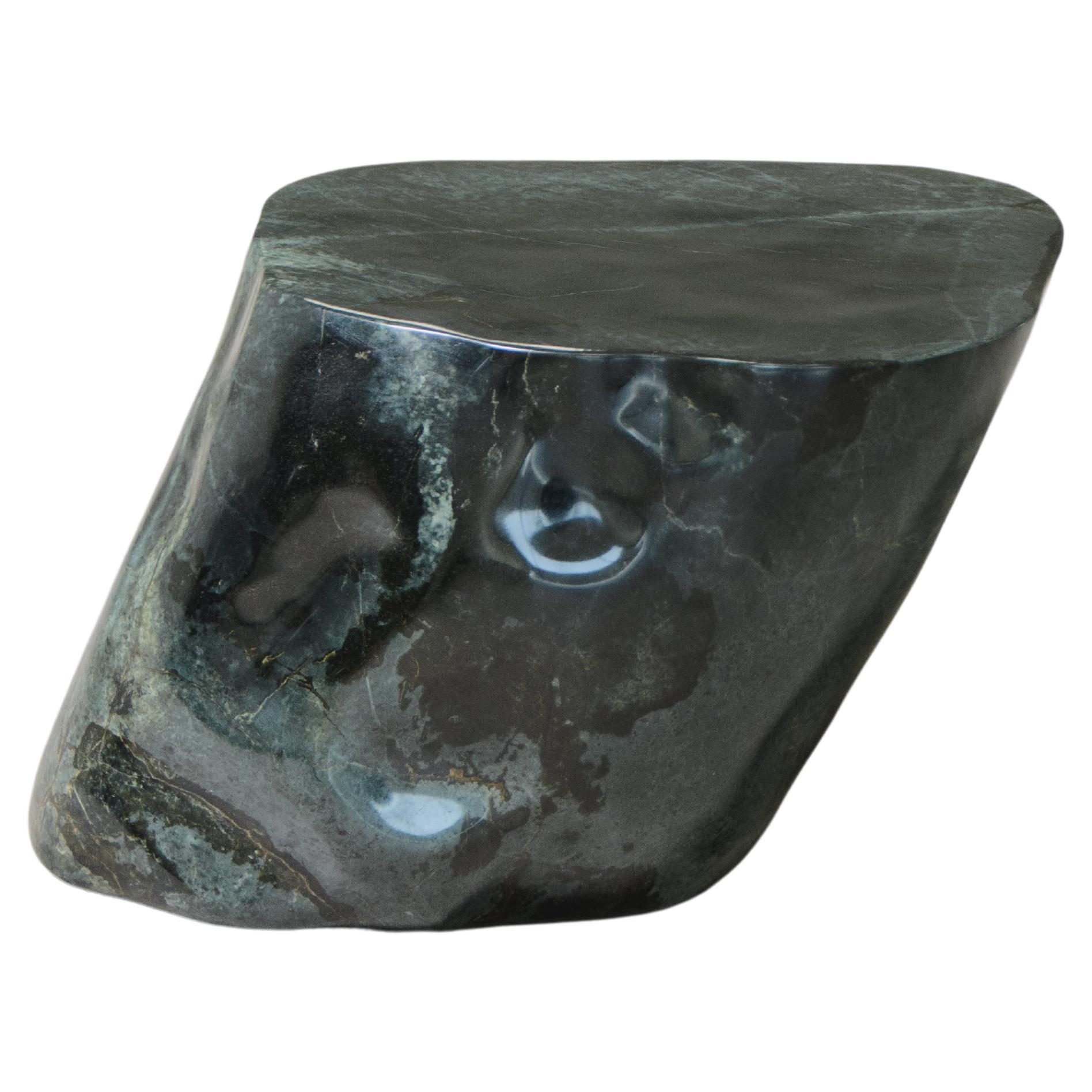 Nephrite Jade Stool / Side Table by Robert Kuo, Hand Carved, One of a ...