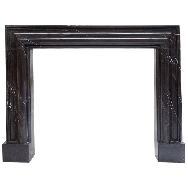 Nero Bolection Fireplace Mantle at 1stDibs