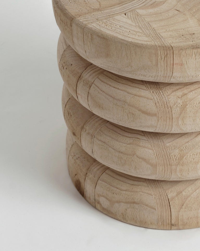 NERU 5 Stool/Table 'Contemporary, Abstract, Wood Utility Sculpture' For ...