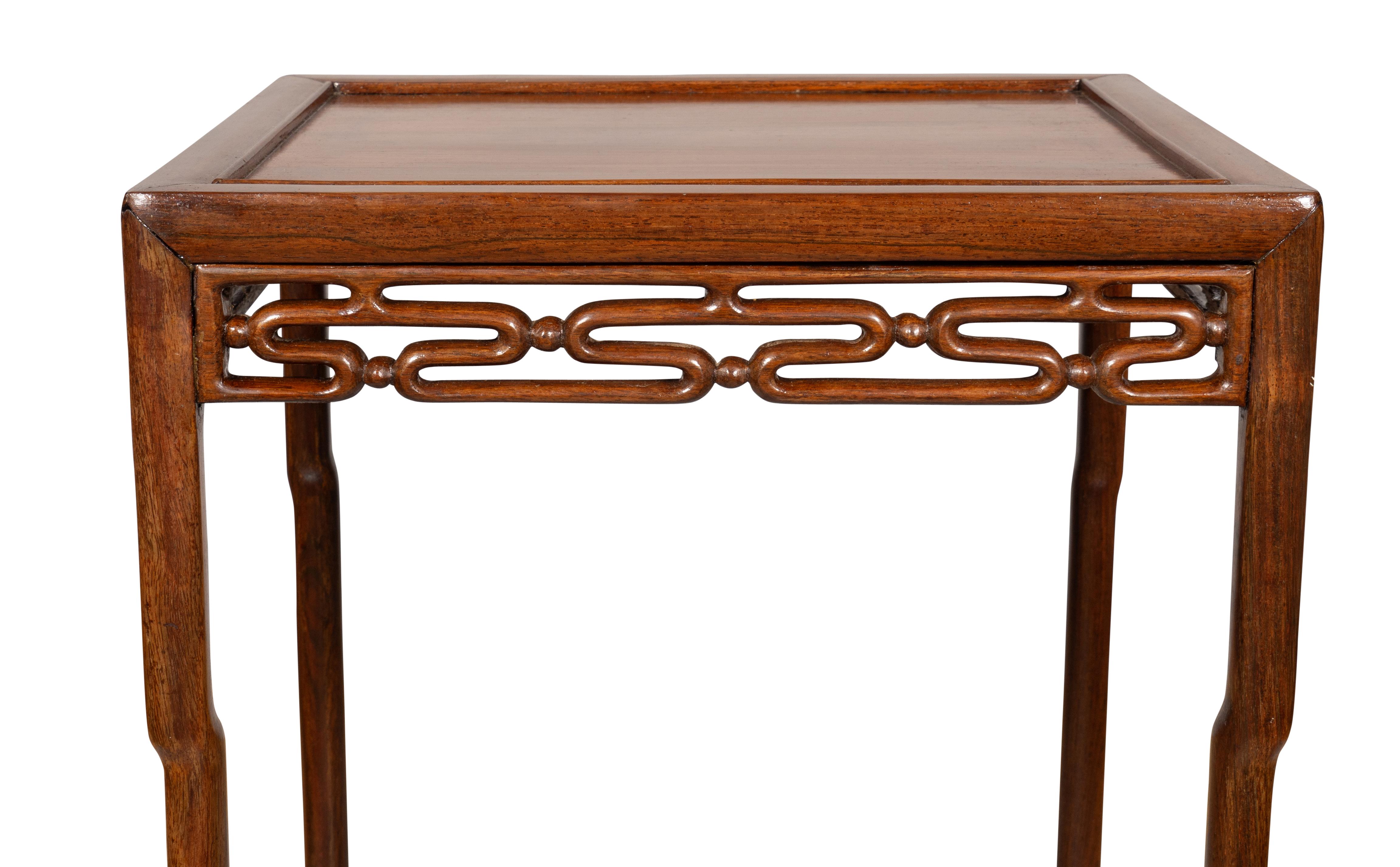 Nest Of Four Chinese Hardwood Tables For Sale at 1stDibs