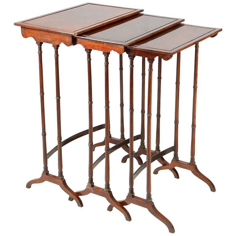 Nest of Regency Period Tables, circa 1820 For Sale at 1stDibs