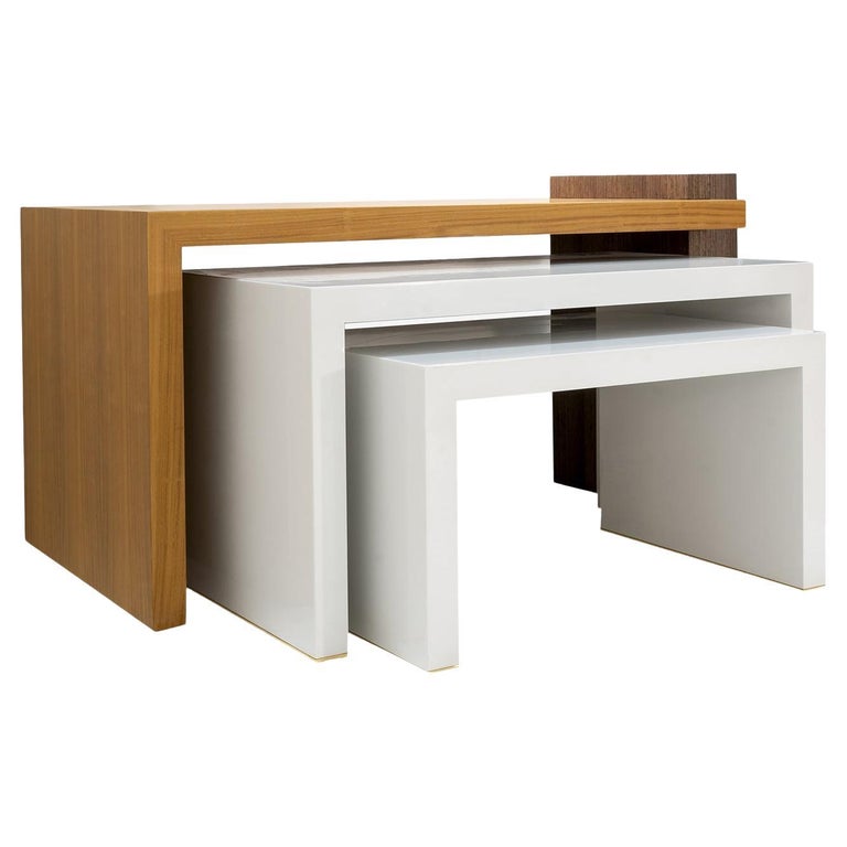 Nesting Set of 3 Coffee Tables For Sale at 1stDibs