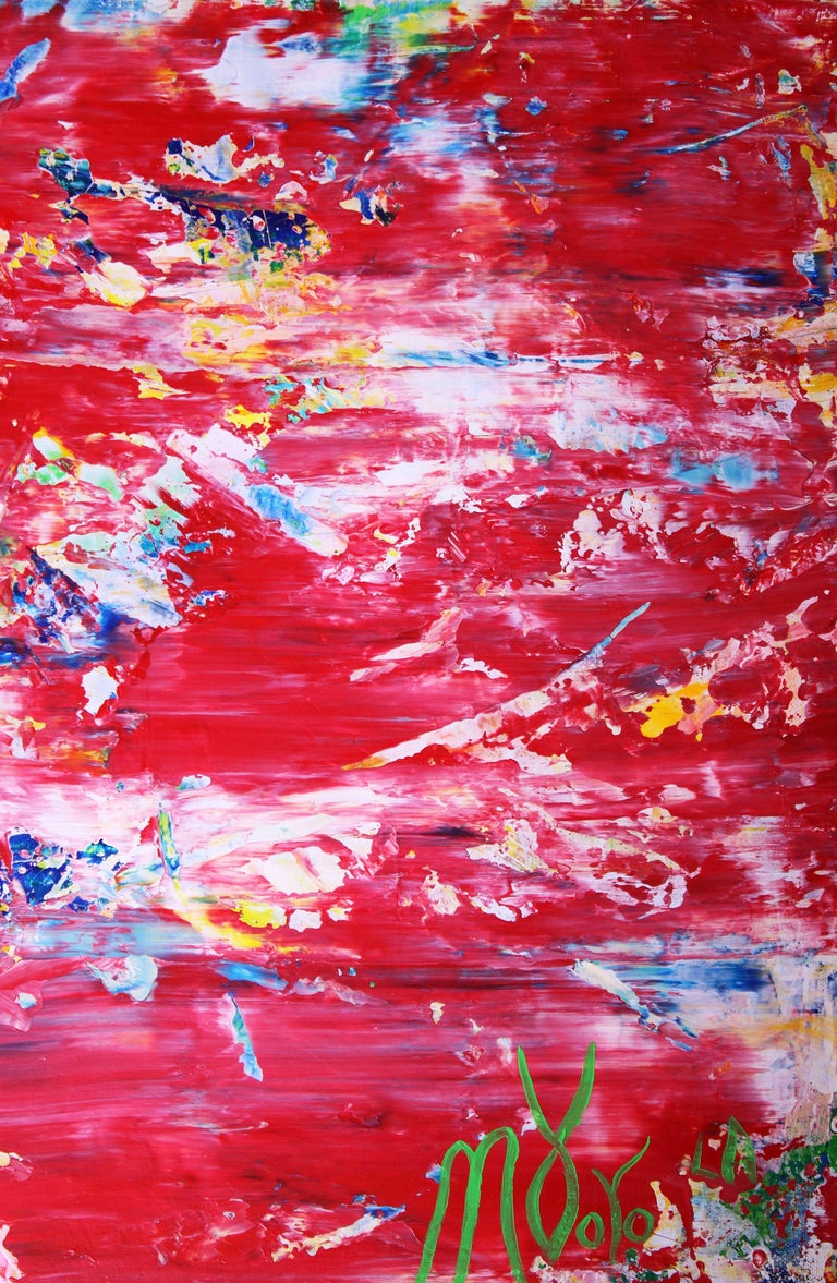 Nestor Toro - consequences of red, Painting, Acrylic on Canvas For Sale ...