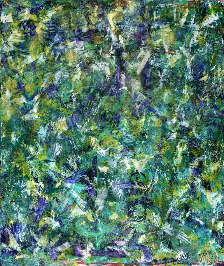 Nestor Toro - Lush Greenery (Regrowth) 2, Painting, Acrylic on Canvas ...