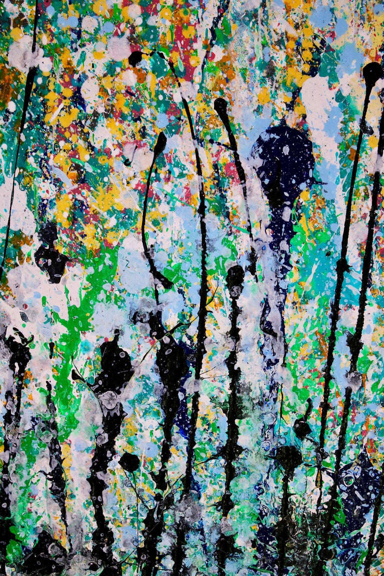 Nestor Toro - White Noise, Painting, Acrylic on Canvas at 1stDibs