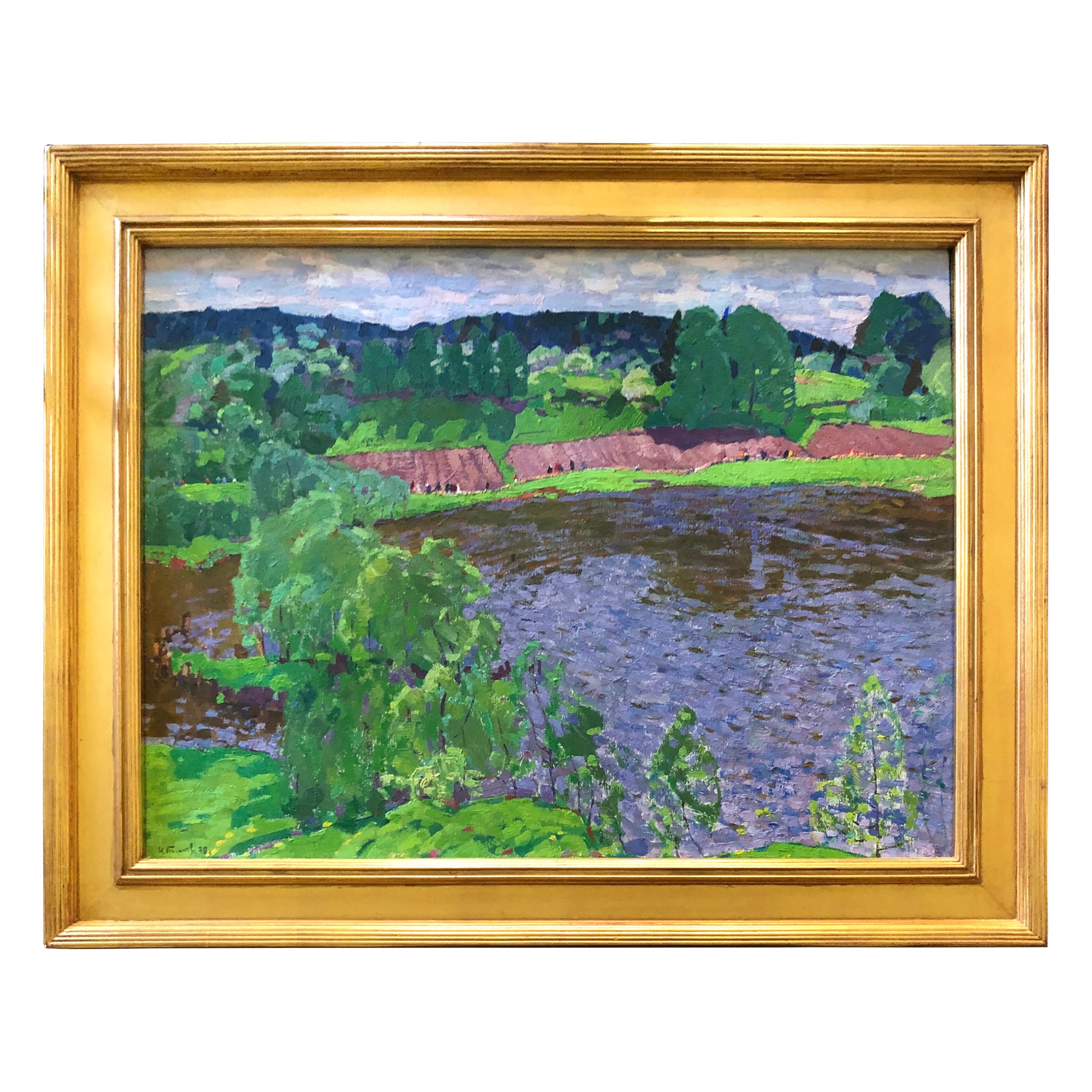 "Nestos River Valley" by Nikolai Efimovich Timkov at 1stDibs