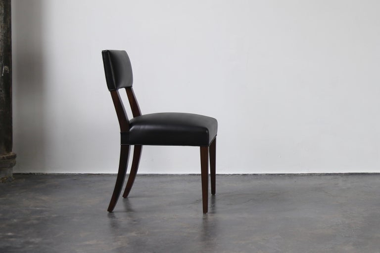 Neto Modern Chair from Costantini in Wood Frame and Argentine Leather ...