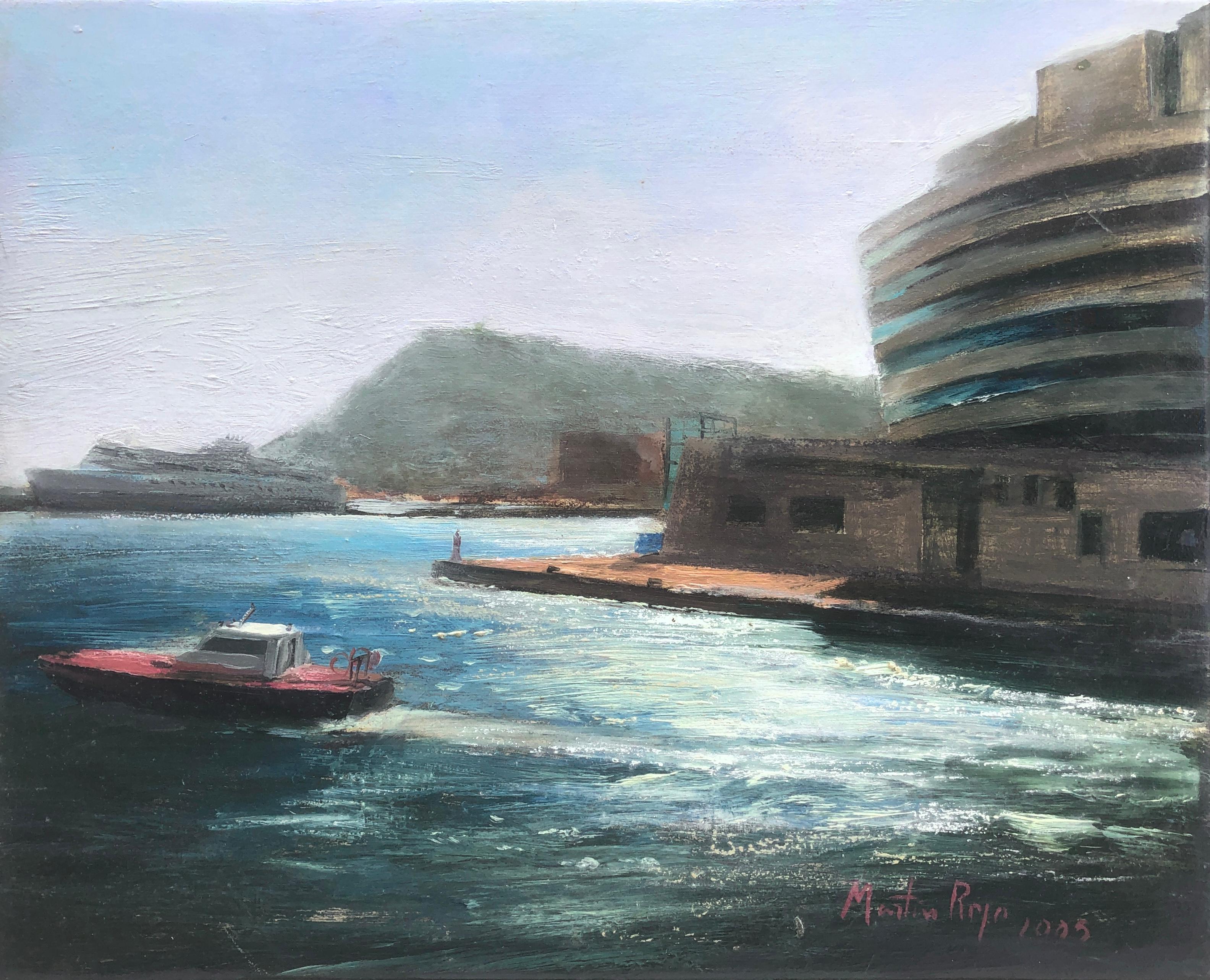 Neus Martin Royo - Catalan coast seascape Spain oil on canvas painting ...
