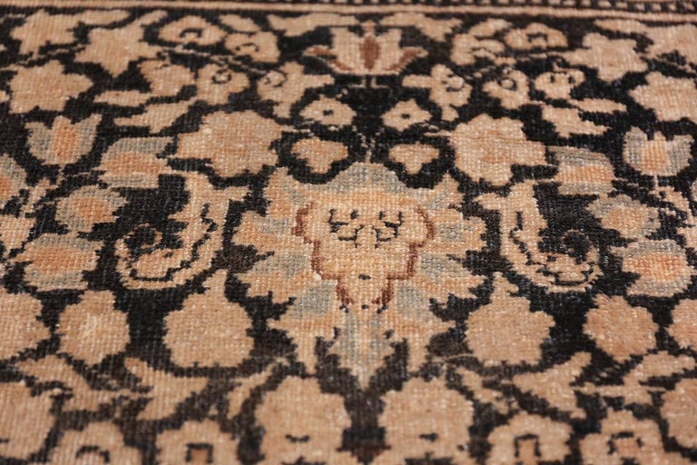 Neutral Earth Tone Antique Oversized Persian Tabriz Rug. Size: 15' 9" x ...