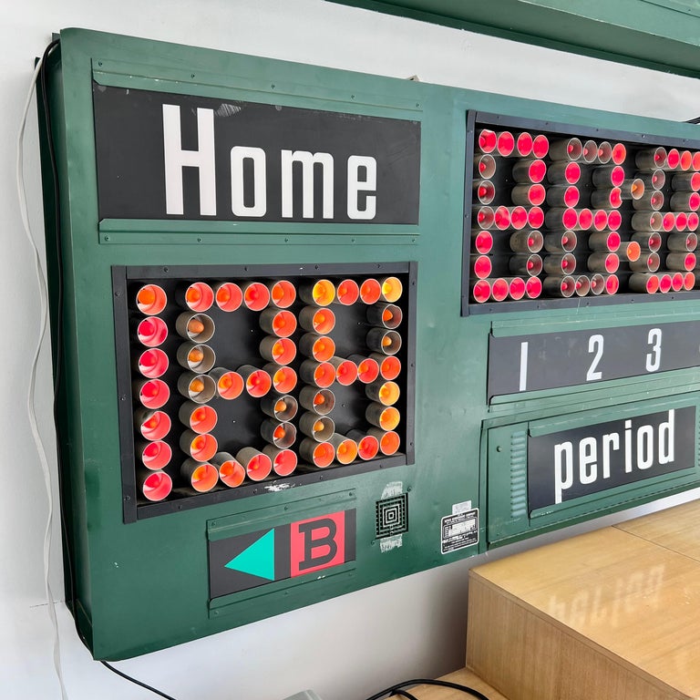 Nevco Christmas Light Scoreboard, 1990s USA For Sale at 1stDibs