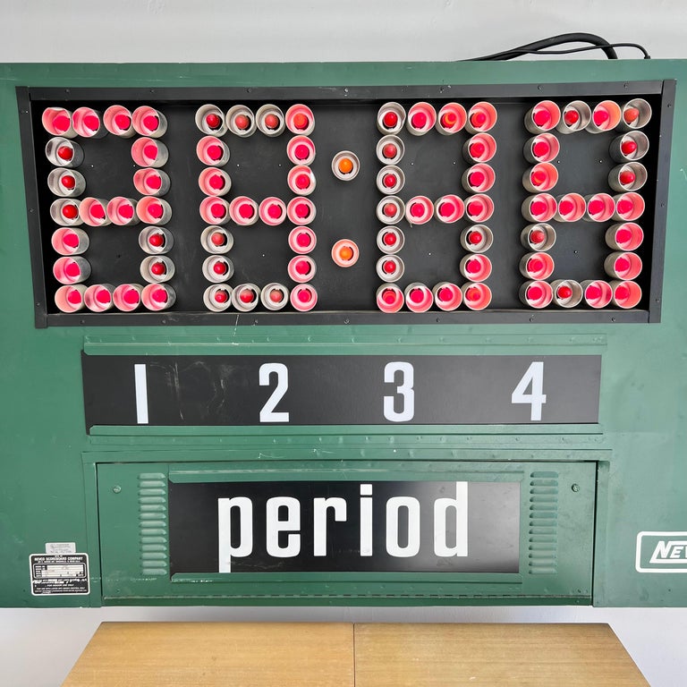 Nevco Christmas Light Scoreboard, 1990s USA For Sale at 1stDibs