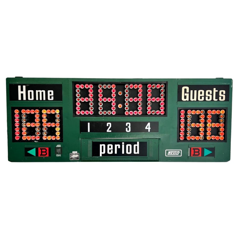 Nevco Christmas Light Scoreboard, 1990s, USA For Sale at 1stDibs