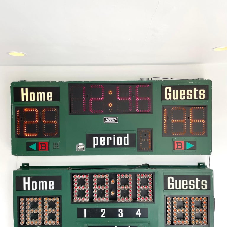 Nevco LED Basketball Scoreboard, 2000s USA For Sale at 1stDibs | nevco ...