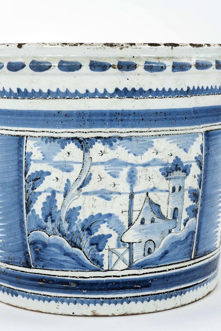 Nevers Faience 'Pot a Oranger' For Sale at 1stDibs