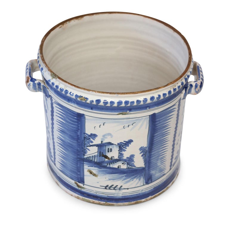 Nevers Faience 'Pot a Oranger' at 1stDibs