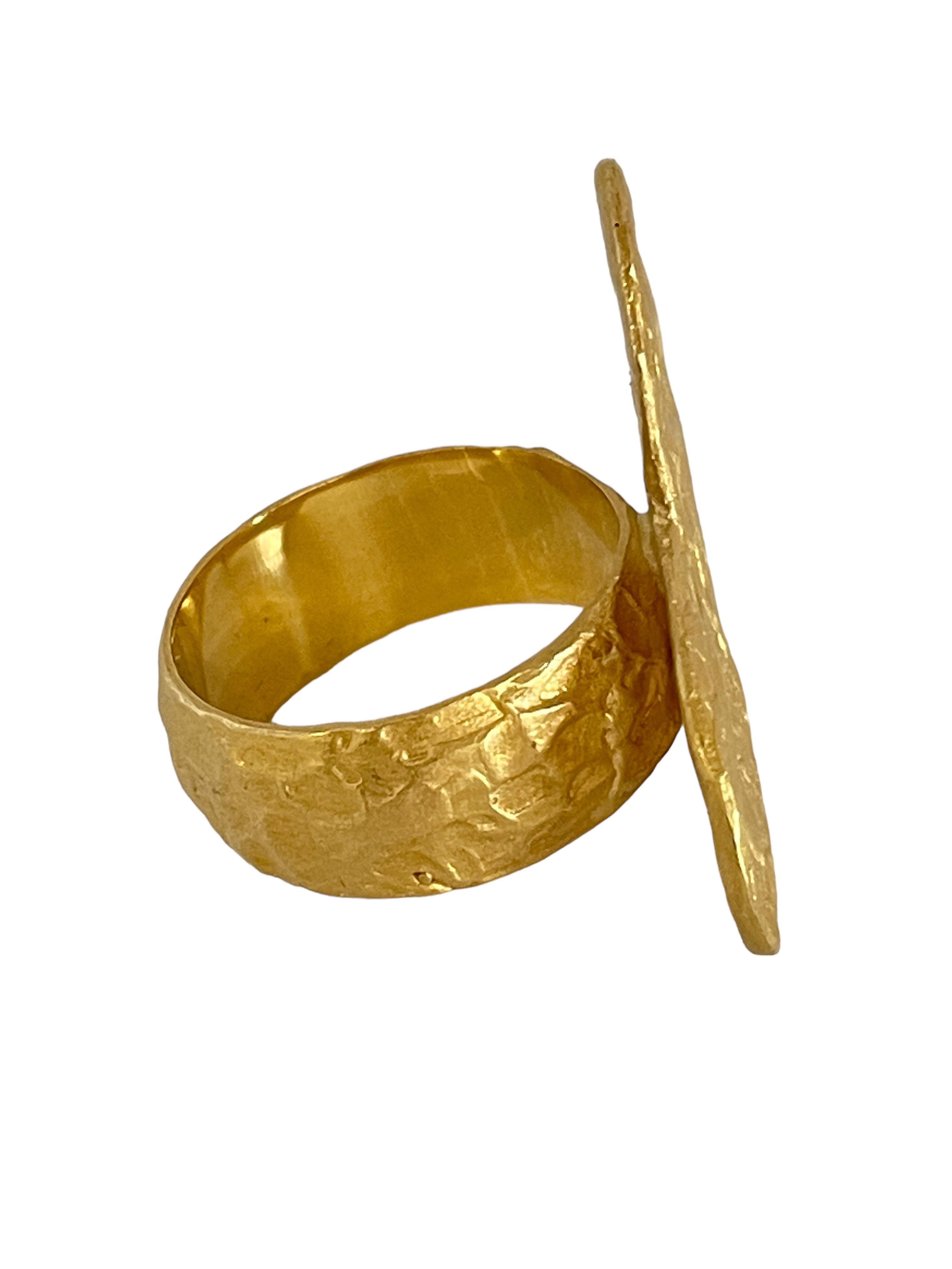 New 1 of a Kind, Handmade Heavily 14k-16k Yellow Gold Plated Designer ...