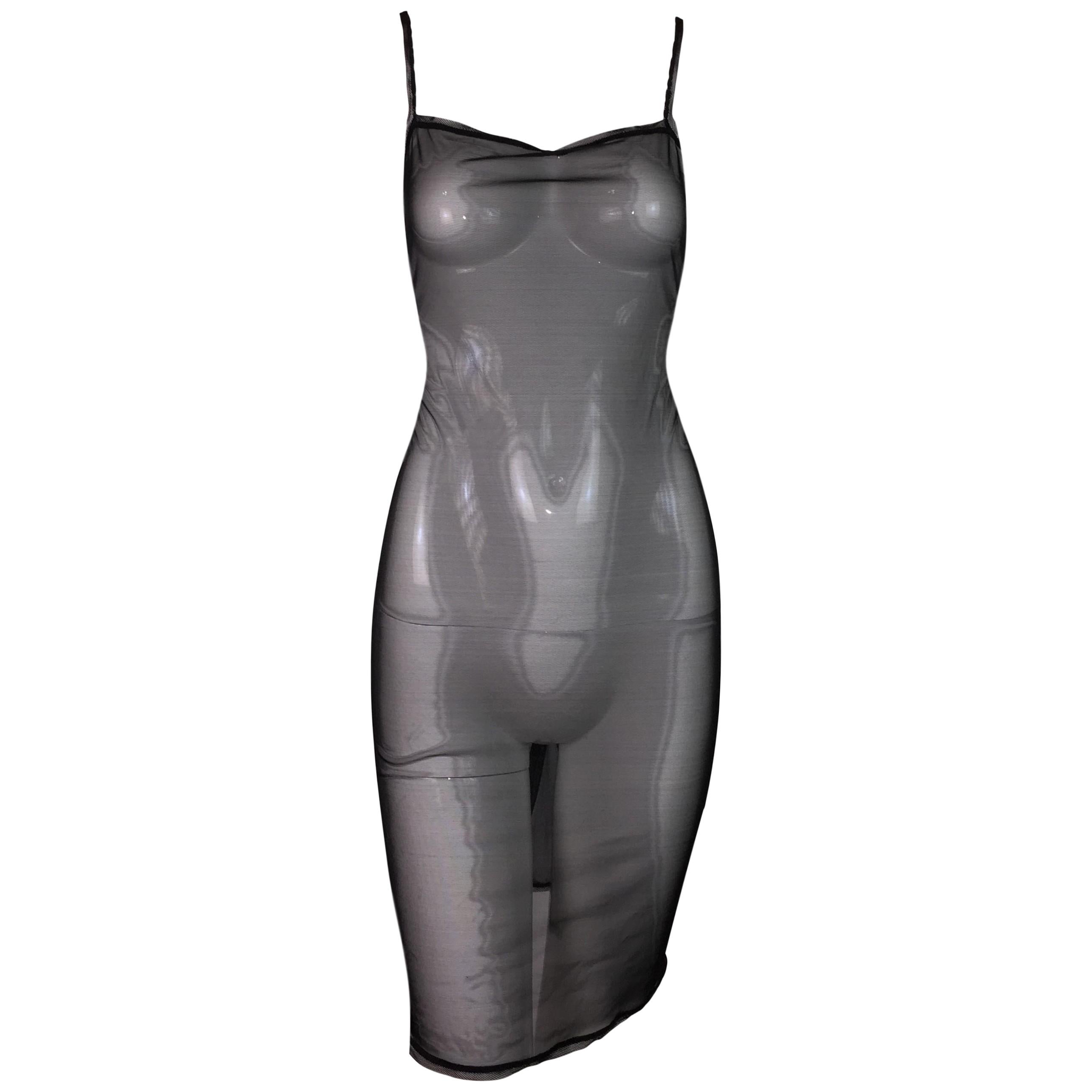 S/S 1998 Gucci by Tom Ford Runway Black Raised Logo Monogram Crystal ...