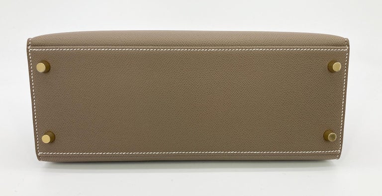 NEW Hermes Etoupe Epsom Kelly Sellier 28 For Sale at 1stDibs