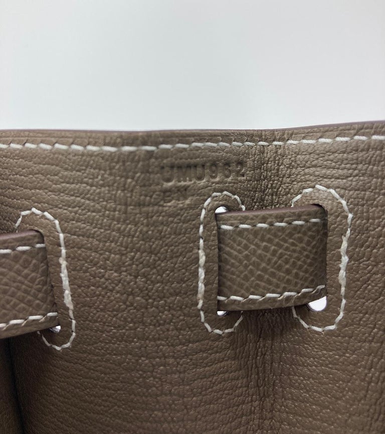 NEW Hermes Etoupe Epsom Kelly Sellier 28 For Sale at 1stDibs