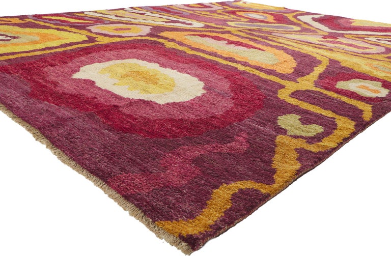 New Abstract Moroccan Area Rug For Sale at 1stDibs