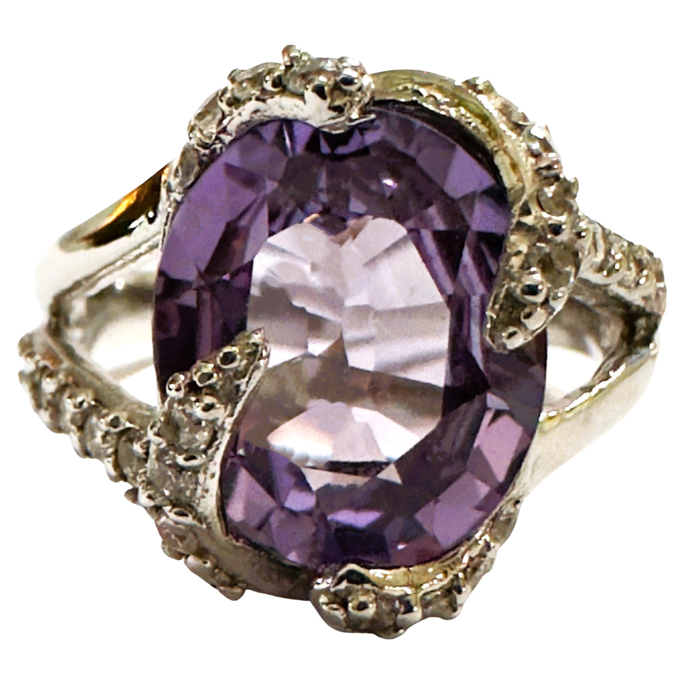 New African 9.40 Ct Blue Purple Color Chang Sapphire YGold Plated ...