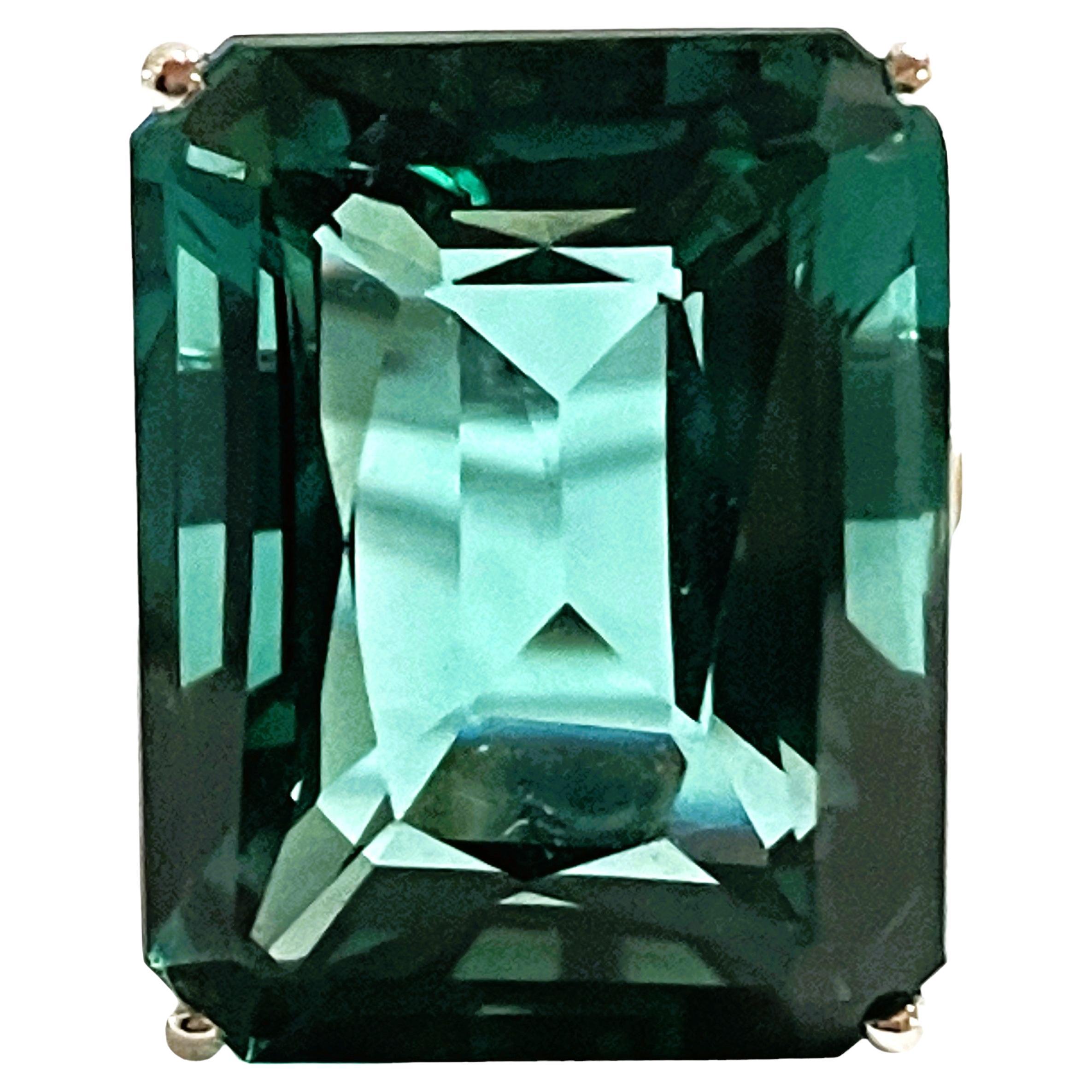 New Brazilian 7.1 Ct Yellow Green Ametrine and White Sapphire Sterling ...